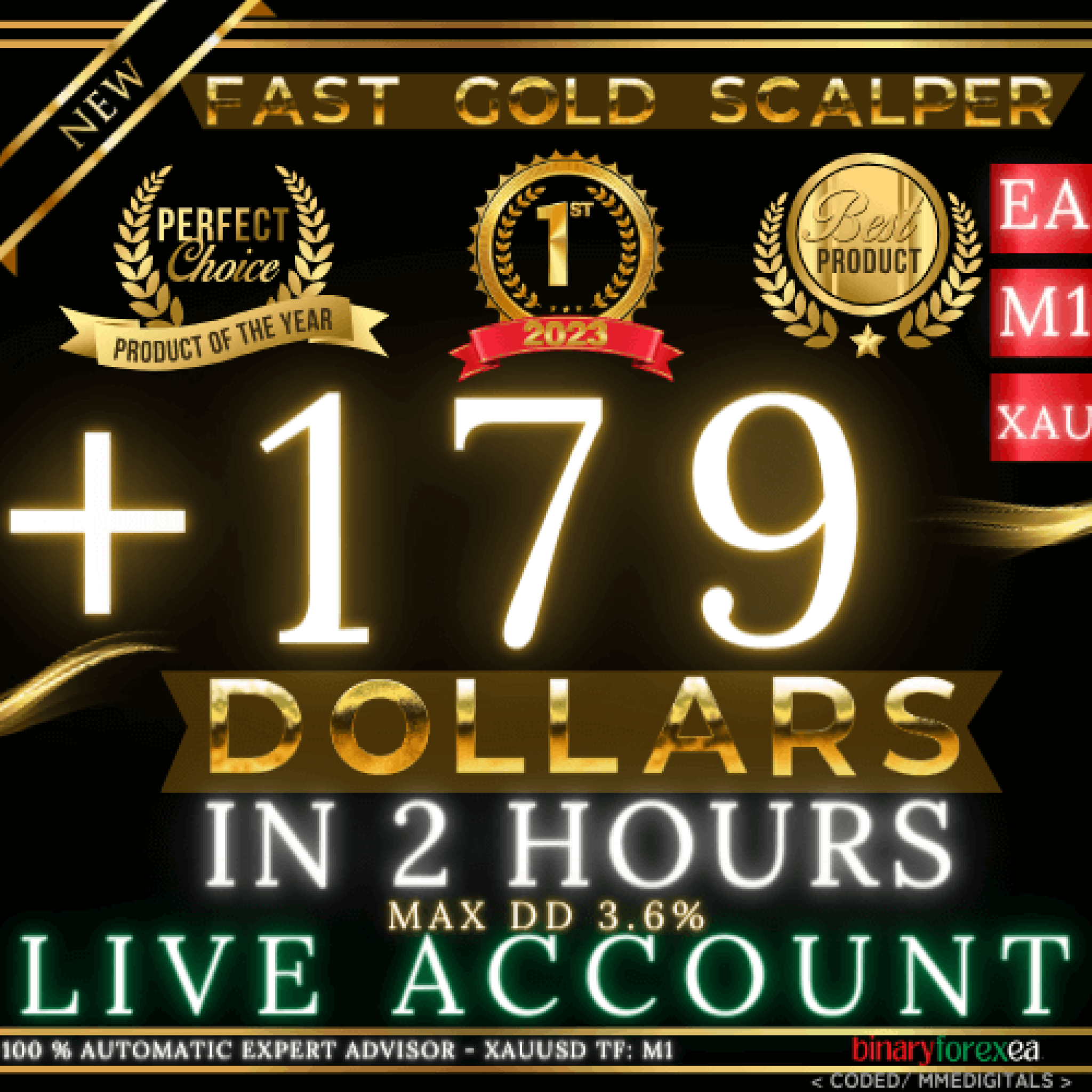 Fast Gold Scalper EA- MT4 for M1 Premium | Forex Outlet Shop