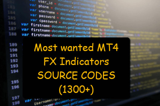 Most wanted MT4 FX Indicators SOURCE CODES (1300+) | Forex Outlet Shop