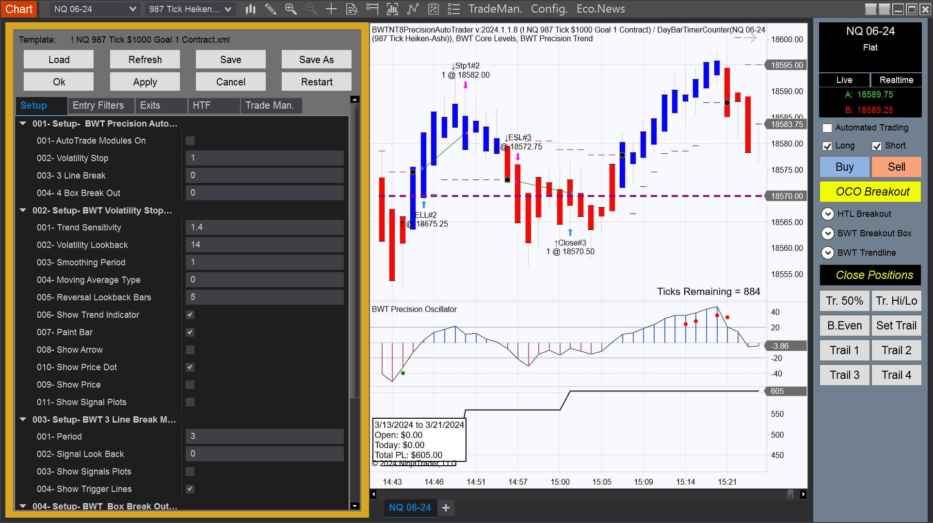 BWT Precision Autotrader-for NinjaTrader 8 NT8 | Forex Outlet Shop
