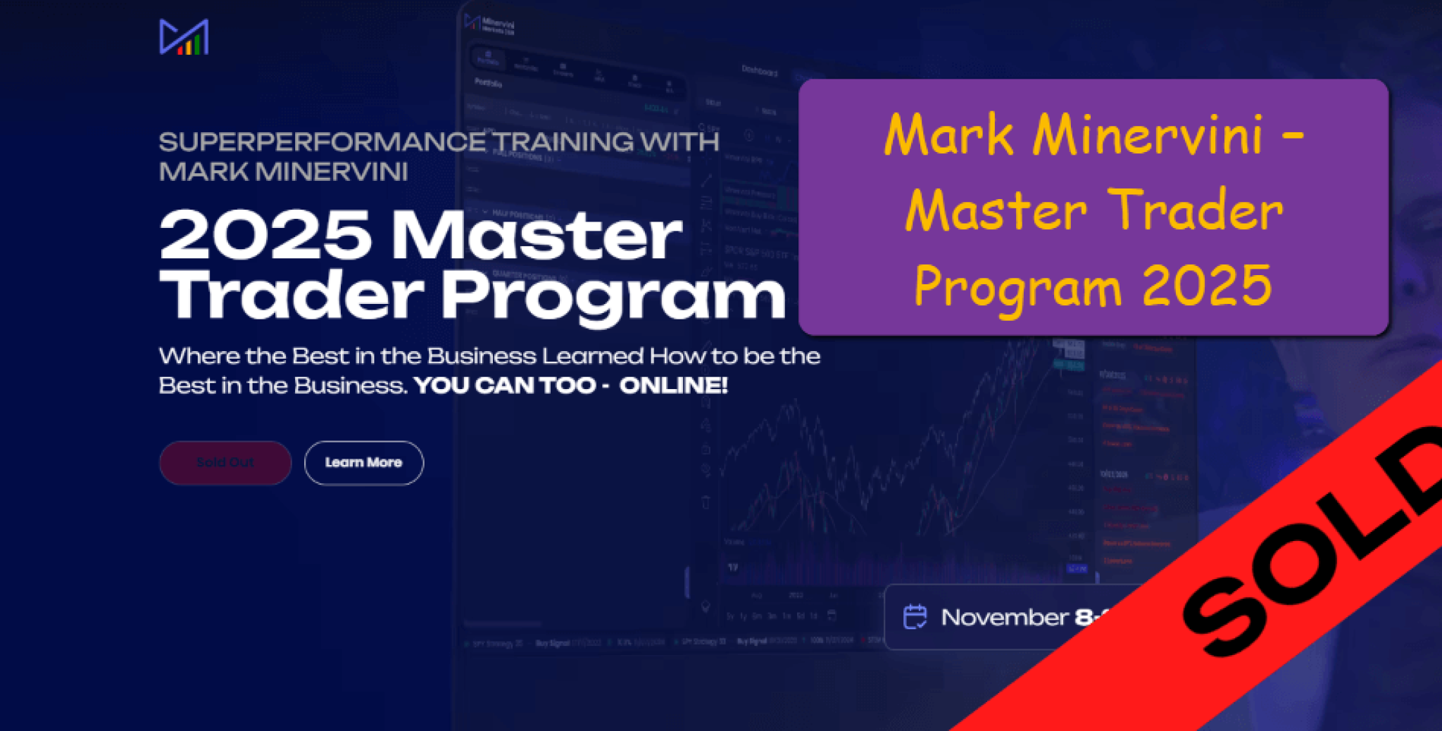 Mark Minervini – Master Trader Program 2025 | Forex Outlet Shop